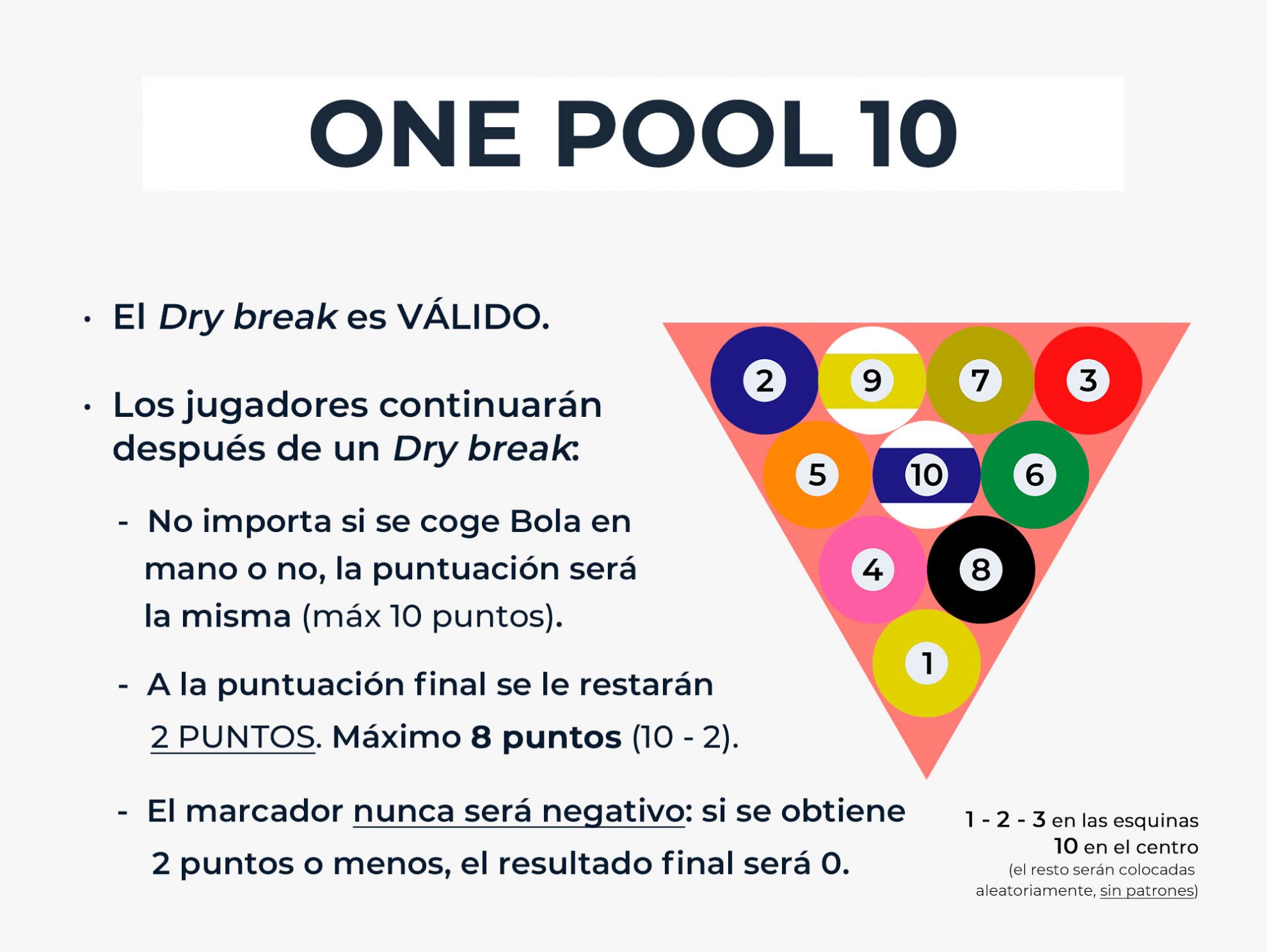 MODOS DE JUEGO - One Billiards